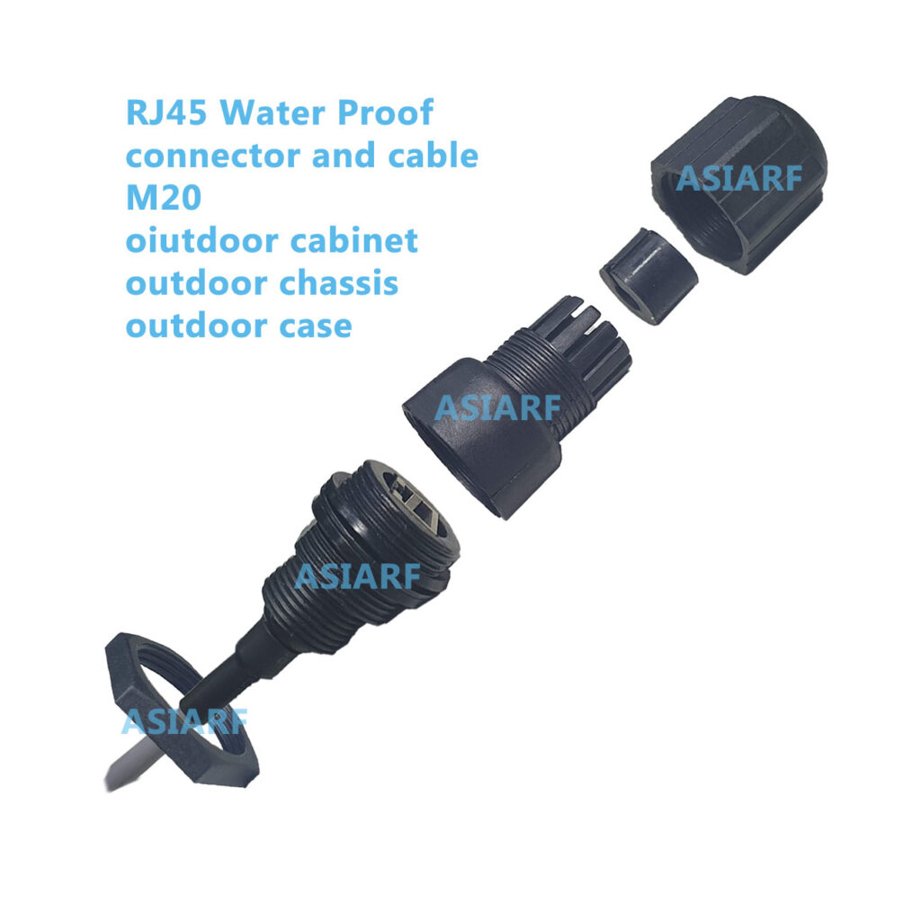 RJ45 IP67 Water Proof LAN Cable M20