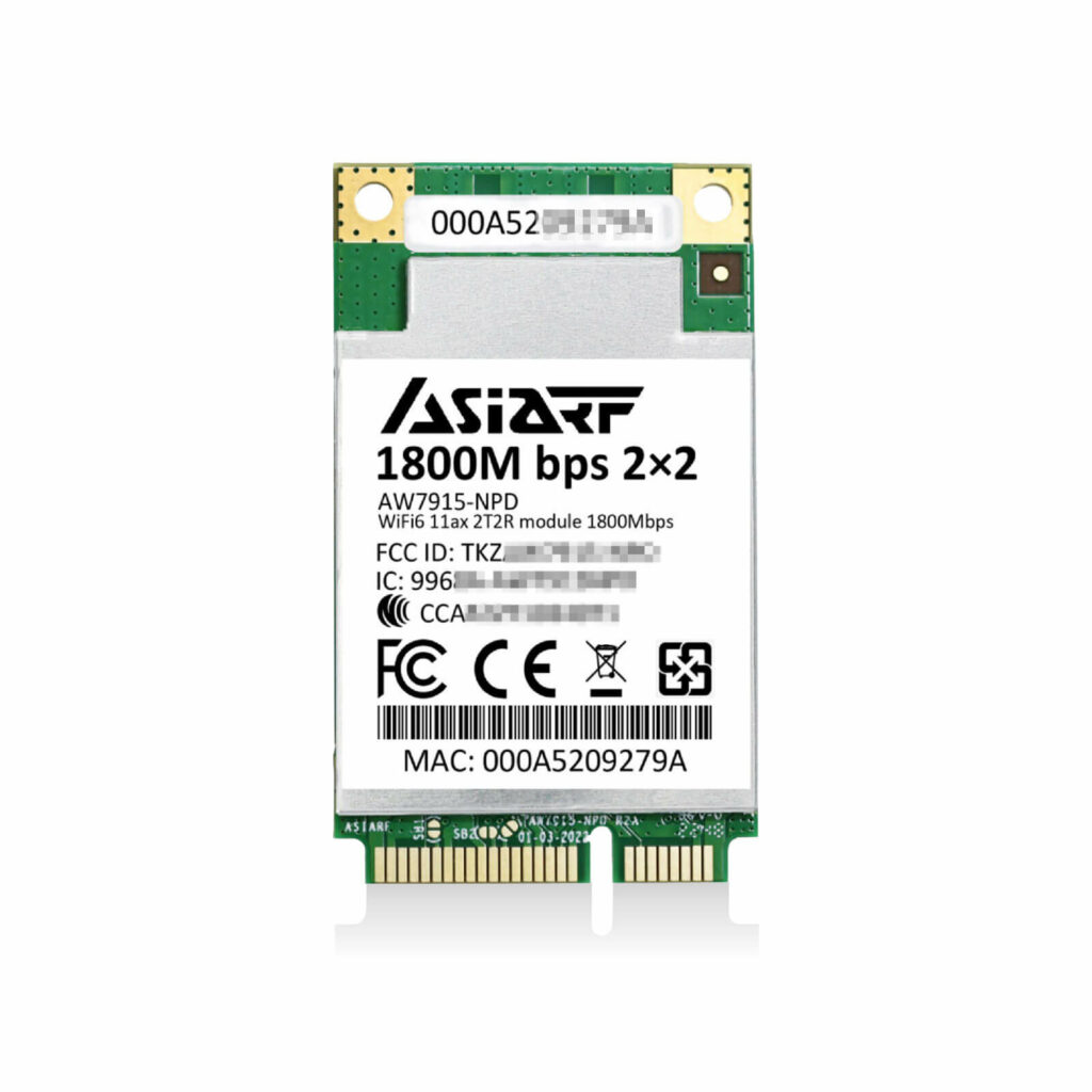 AsiaRF Wi-Fi 6E Module AW7916-NPD