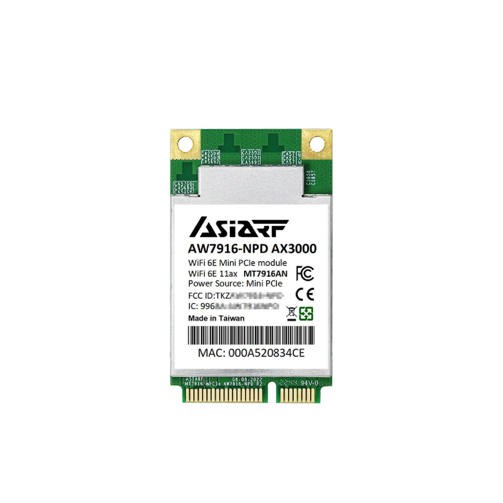 AW7916-NPD Wi-Fi 6E AX3000 Mini PCIe Module - AsiaRF