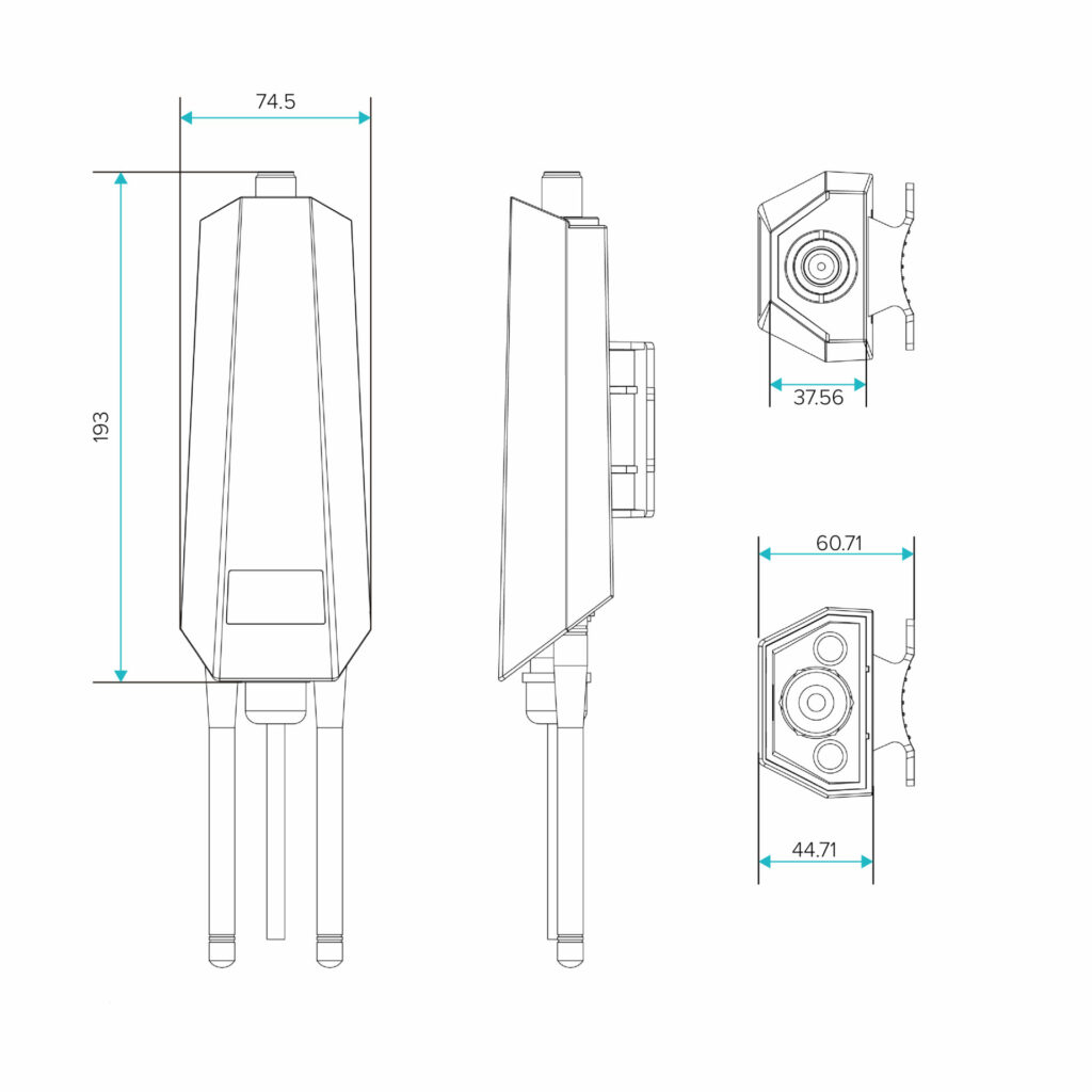 Wi-Fi HaLow MESH Outdoor Gateway ARFHL-OD